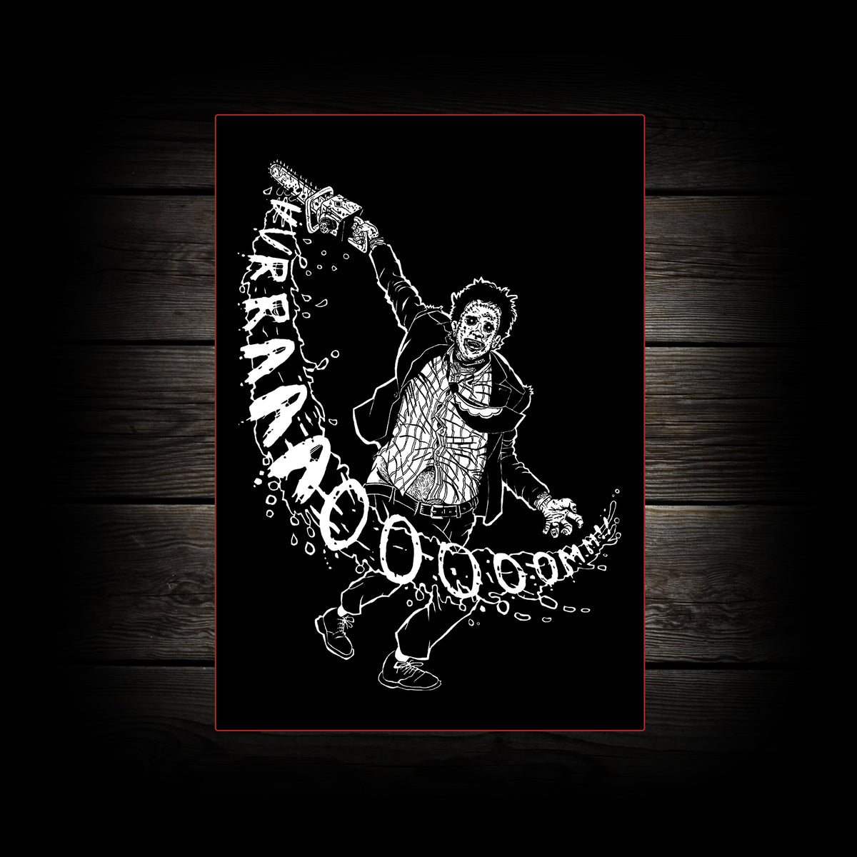 Leatherface Art Print – Last Shirt on the Left