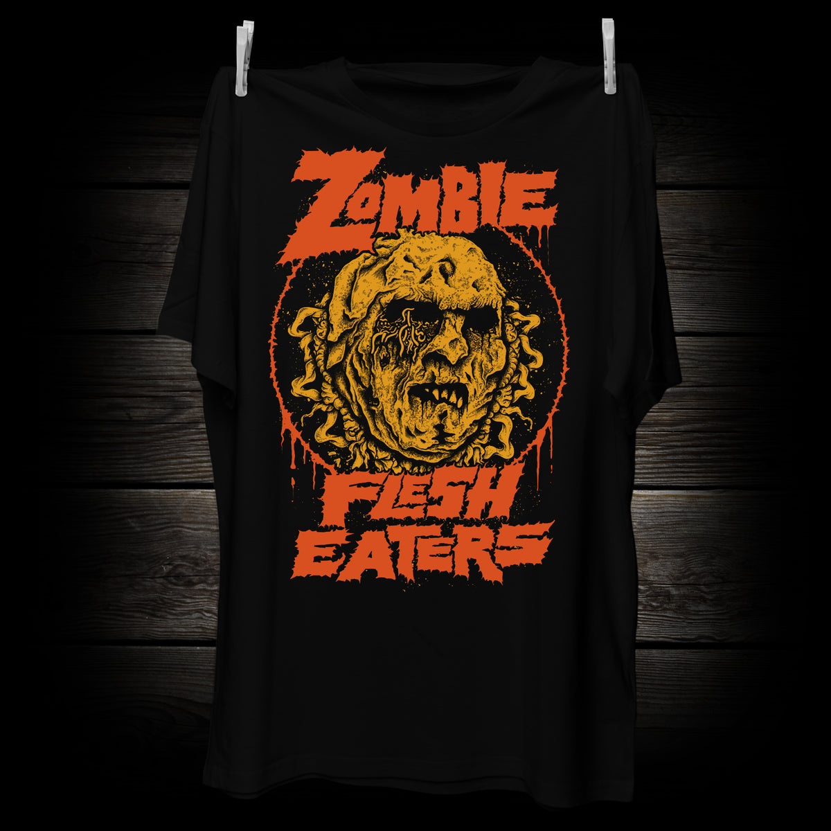Zombie Flesh Eaters T-Shirt – Last Shirt on the Left